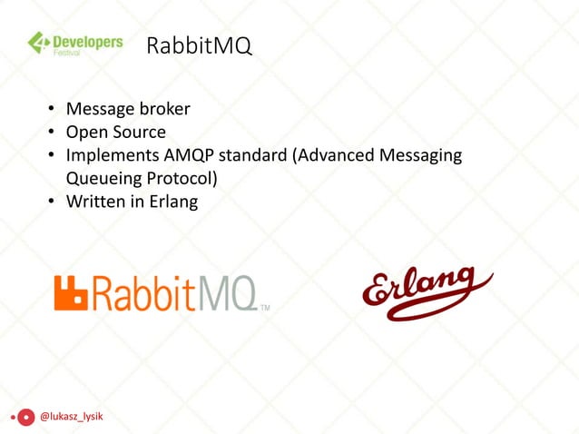 4developers Łukasz Łysik Message Driven Architecture With Rabbitmq Ppt