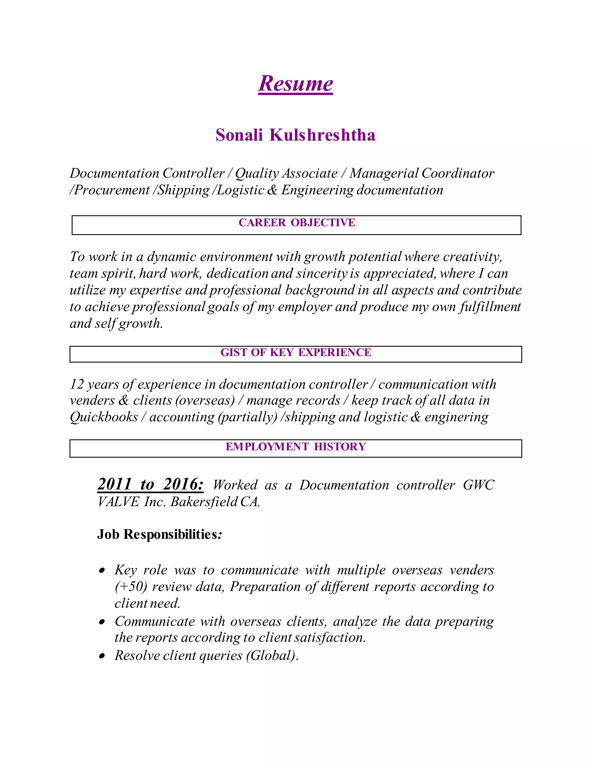 Sonali Resume | DOCX