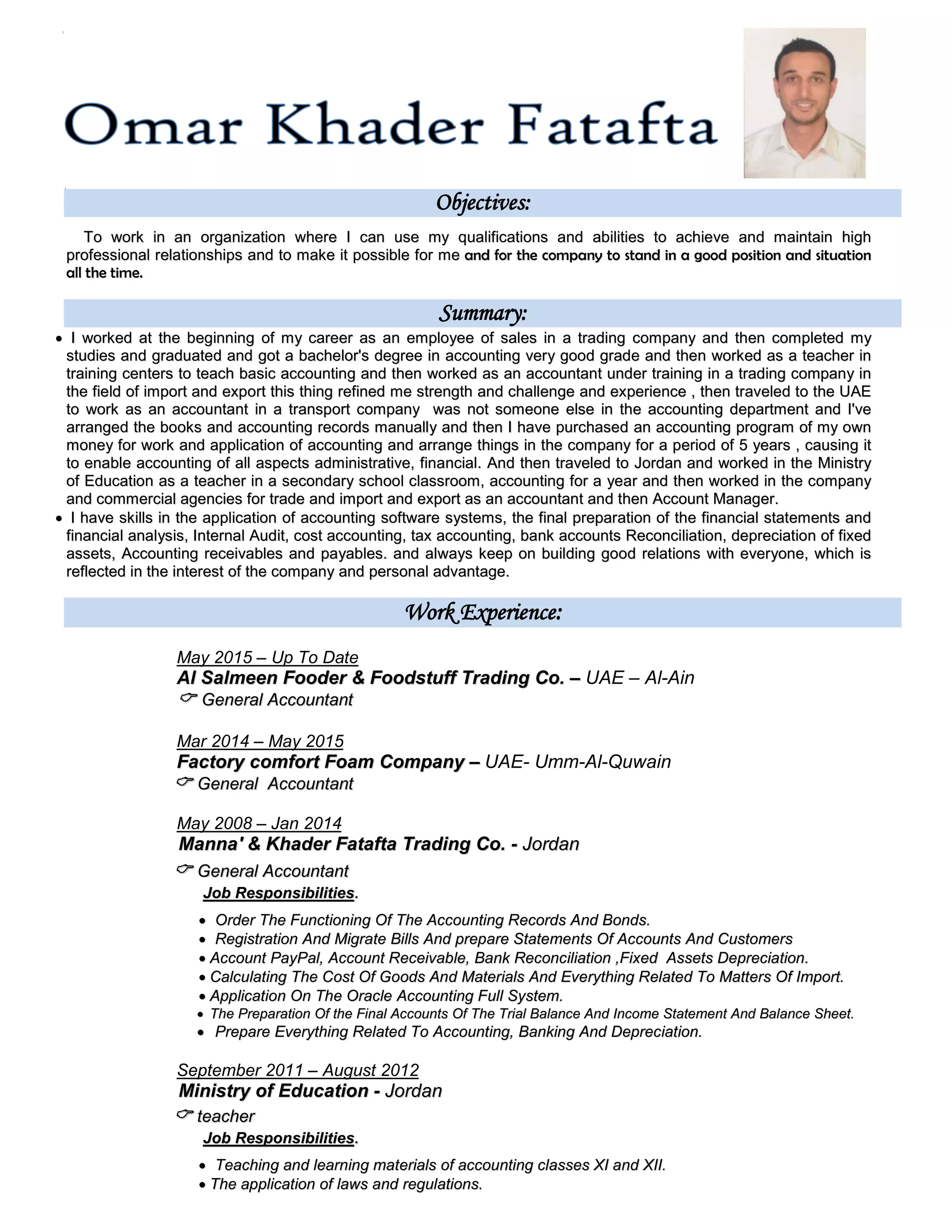 Omar's CV.2 | PDF