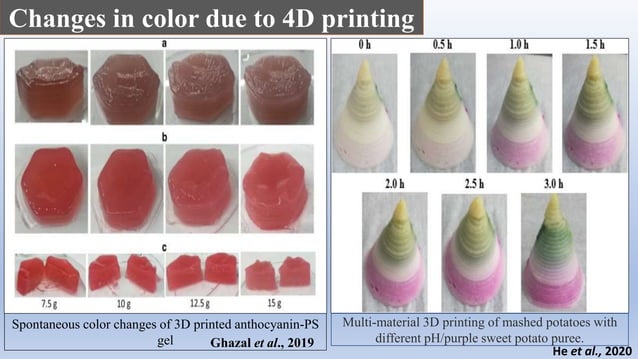 4 D Food Printing of Foods: A Future Path | PPTX | 3-D Graphics | Computer Software and Applications