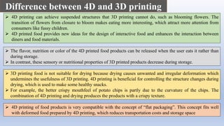 4 D Food Printing of Foods: A Future Path | PPTX | 3-D Graphics ...