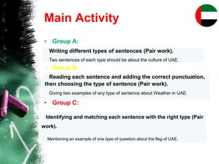 4 D GRAMMAR TYPES OF SENTENCES (1).ppt