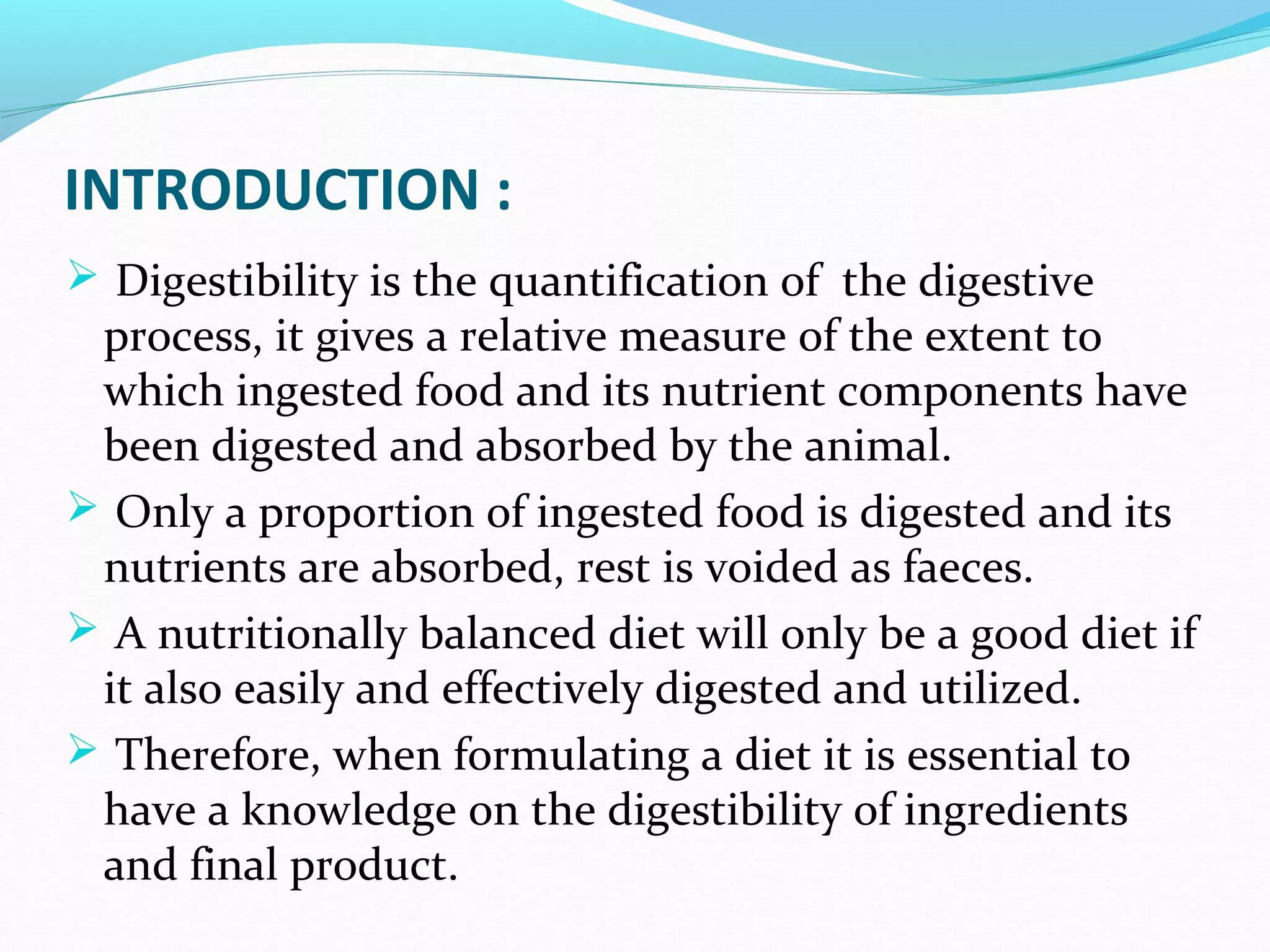 4 digestibility and factors | PPT