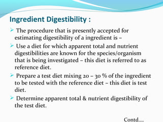4 digestibility and factors | PPT