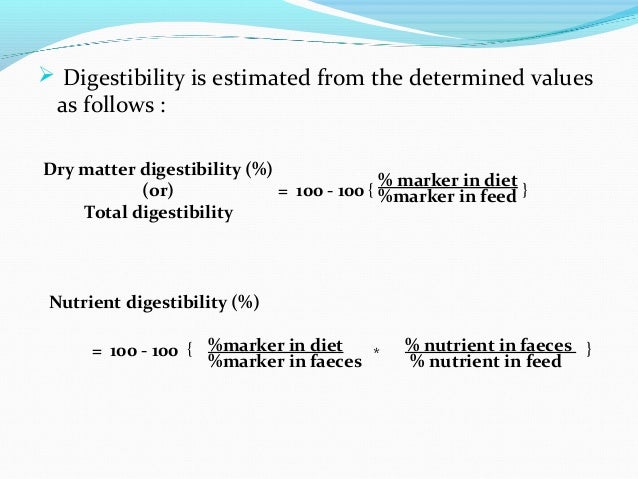 4 digestibility and factors