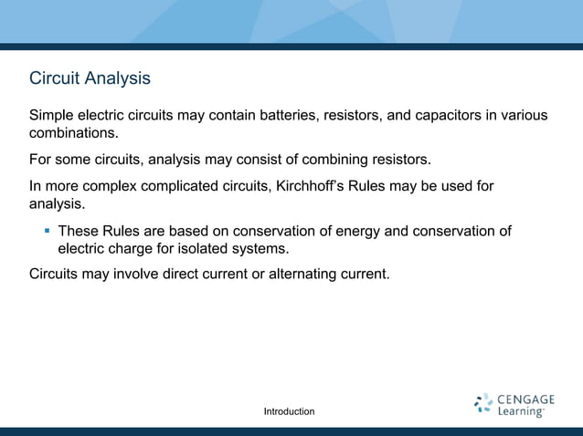 4 Direct Current Circuits Ppt Computer Networking Computing