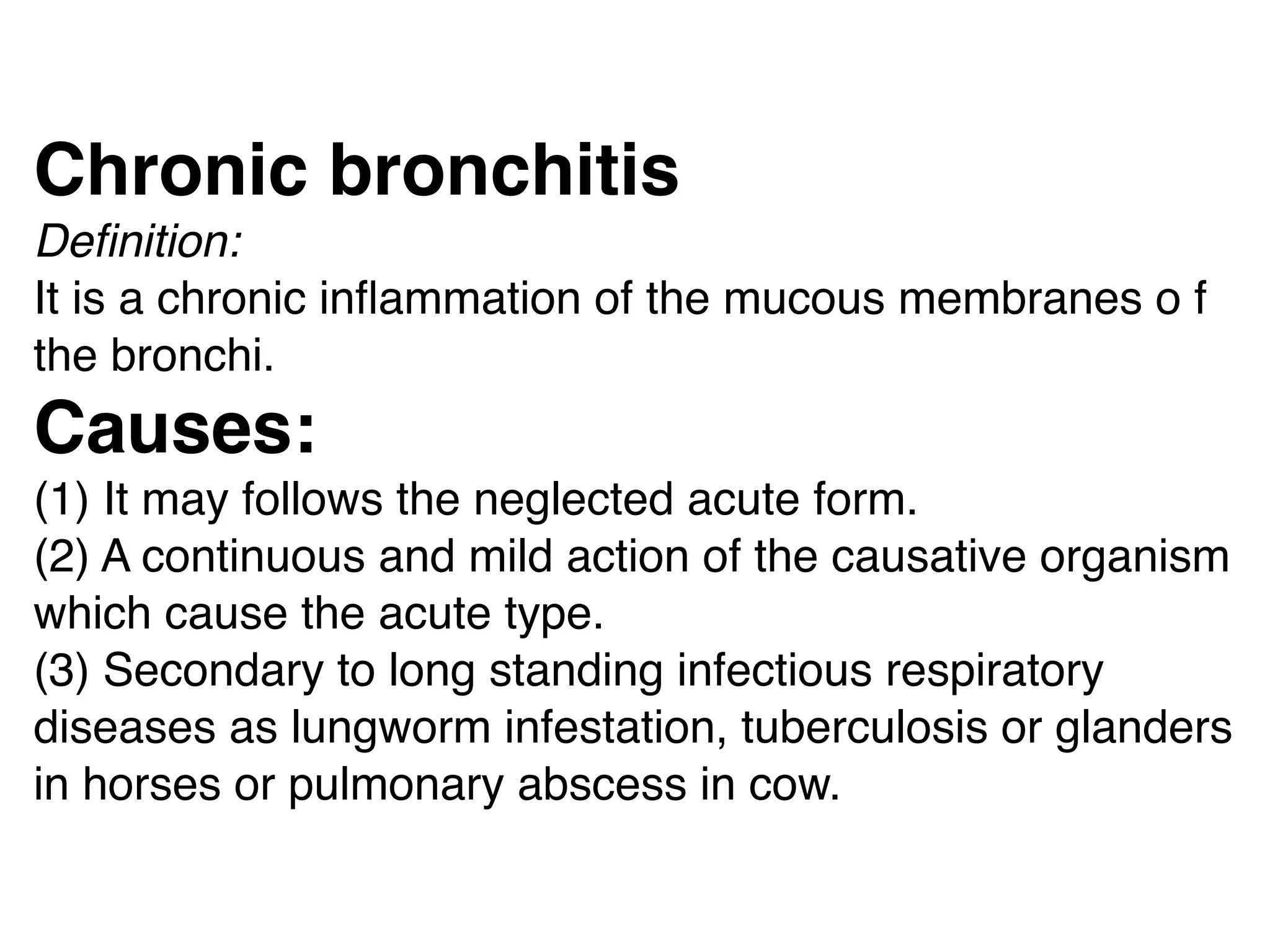 4 diseases o f the bronchi | PPT