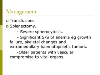 4_DISORDERS OF THE RED CELL MEMBRANE.pptx