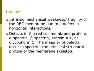 4_DISORDERS OF THE RED CELL MEMBRANE.pptx