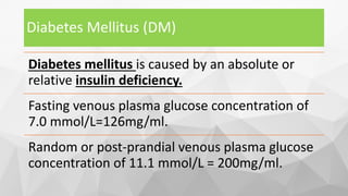 diabetes Mellitus type 1simple introduction | PDF