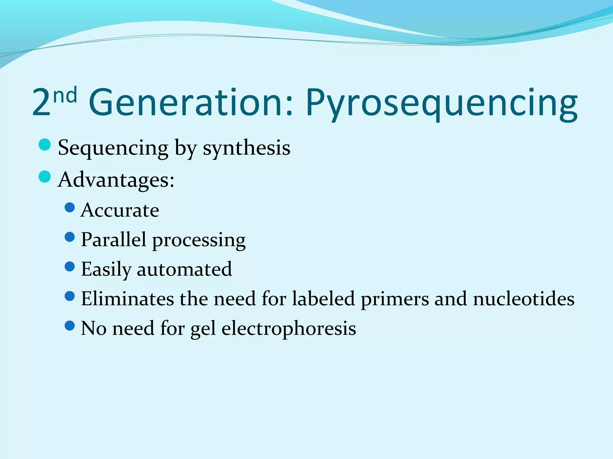 dna sequencing methods | PPT