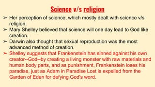 Scientific aspects in Frankenstein | PPTX
