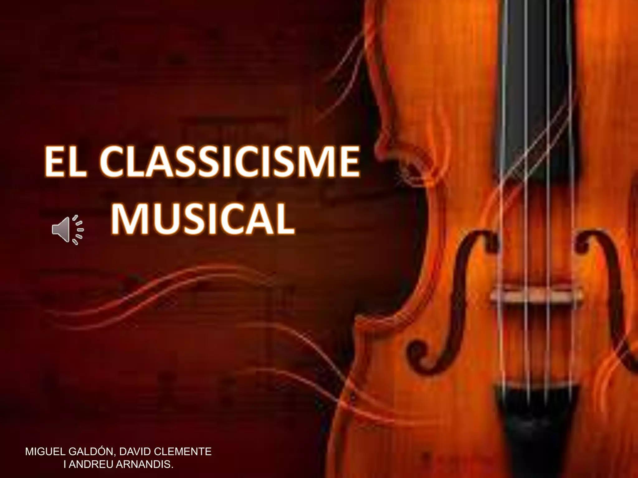 El classicisme musical | PPT