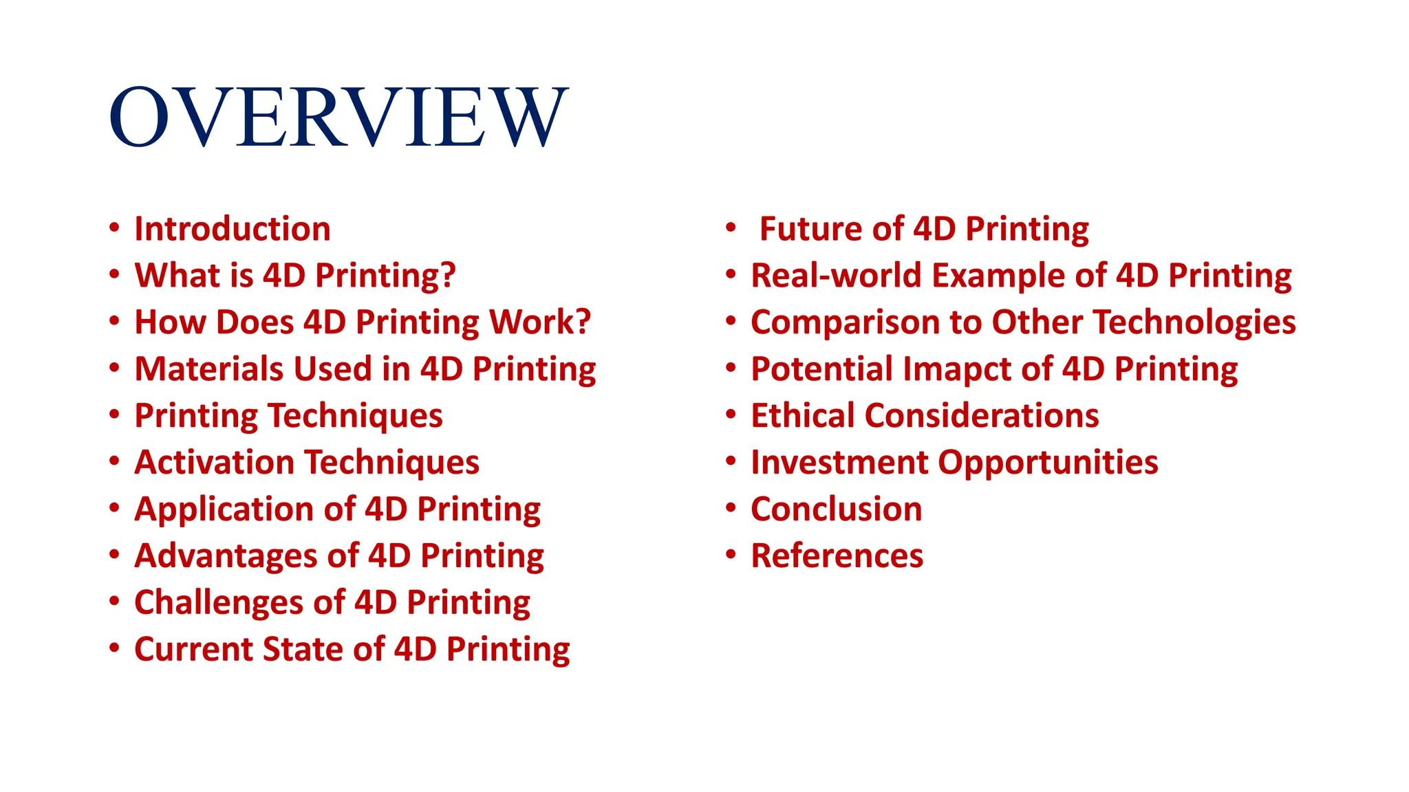 4D Printing.pptxccccccdssdffcvccxxccfffff | PPTX | 3-D Graphics ...