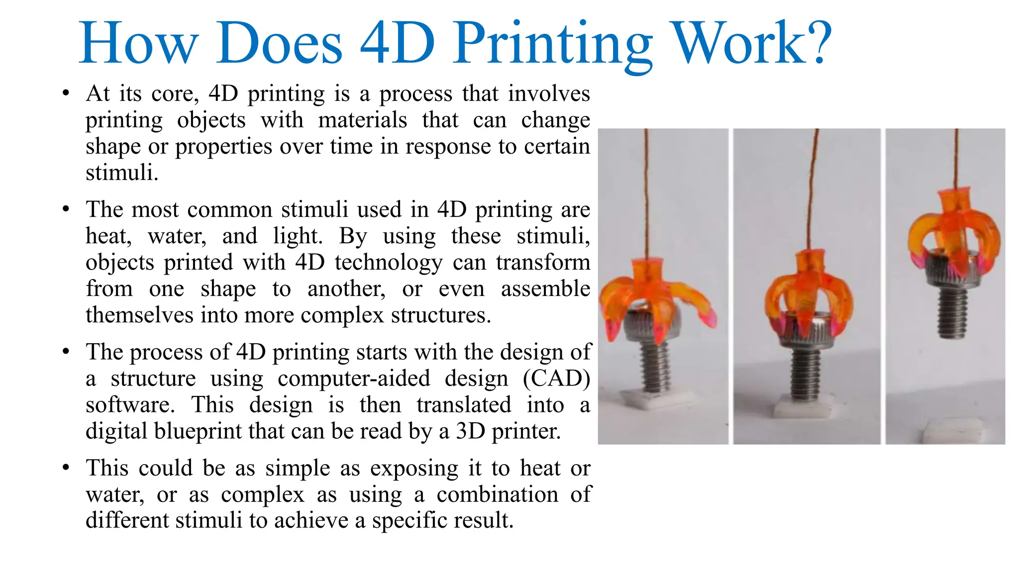 4D Printing.pptxccccccdssdffcvccxxccfffff | PPTX | 3-D Graphics ...
