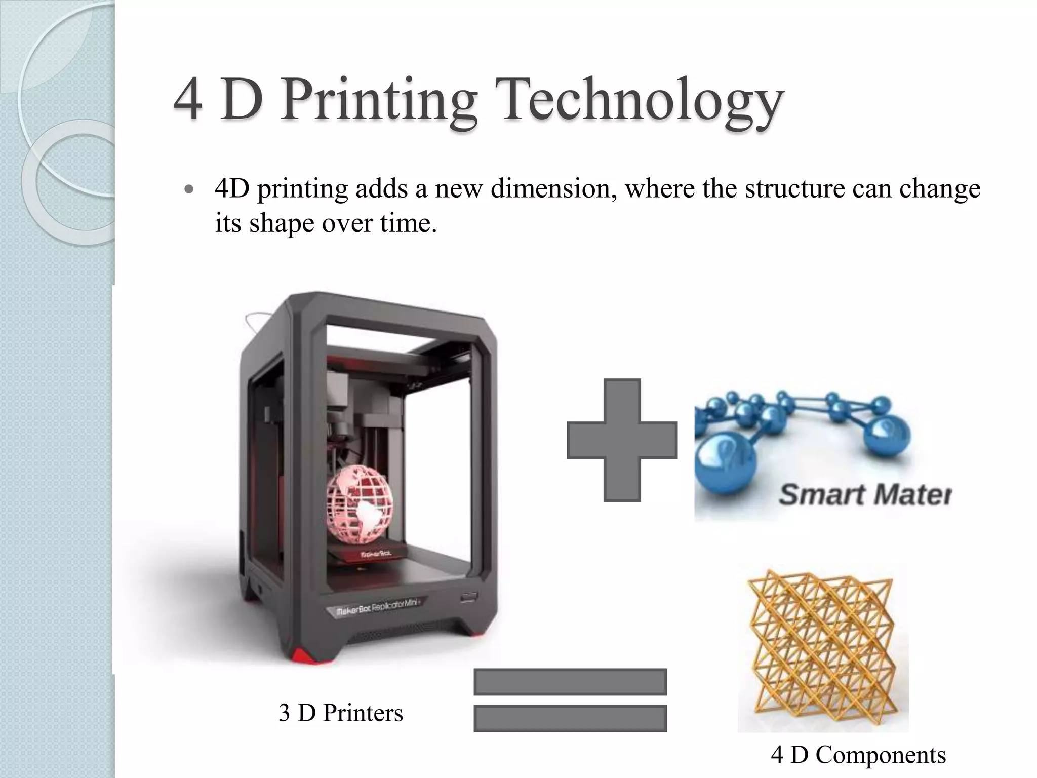 4 D printing Technology ppt | PPTX