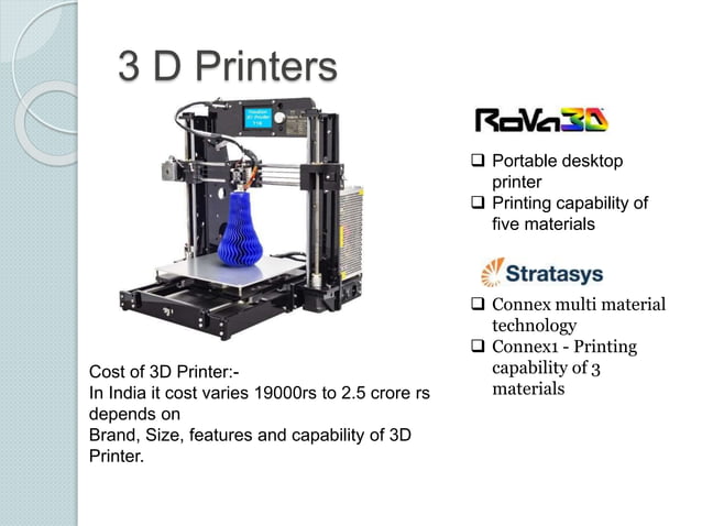 4 D printing Technology ppt | PPTX | 3-D Graphics | Computer Software ...