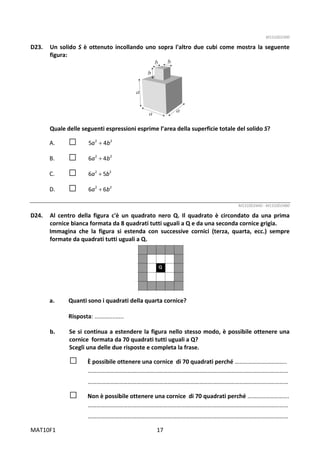 Invalsi matematica 2012-2013_secondarisa_seconda | PDF