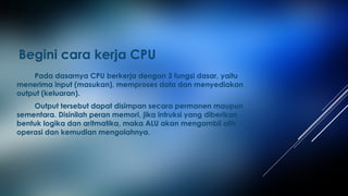 Struktur dan Fungsi Processor | PPT