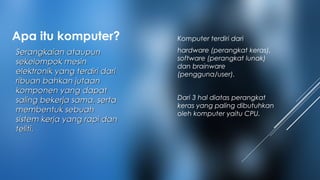Struktur dan Fungsi Processor | PPT