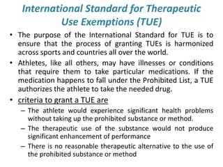 Drug abuse among athletes | PPT