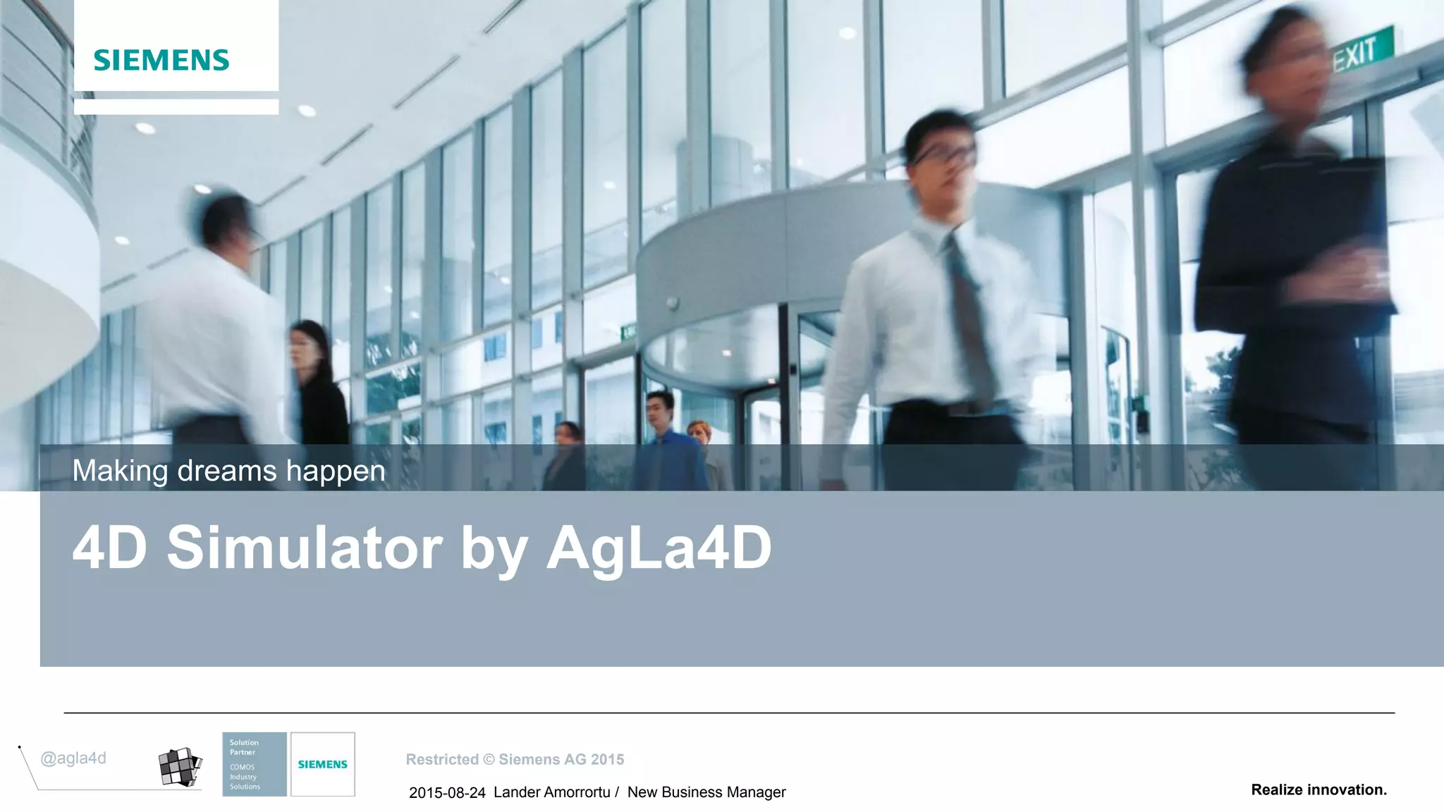 4D Simulator -COMOS Walkinside | PDF