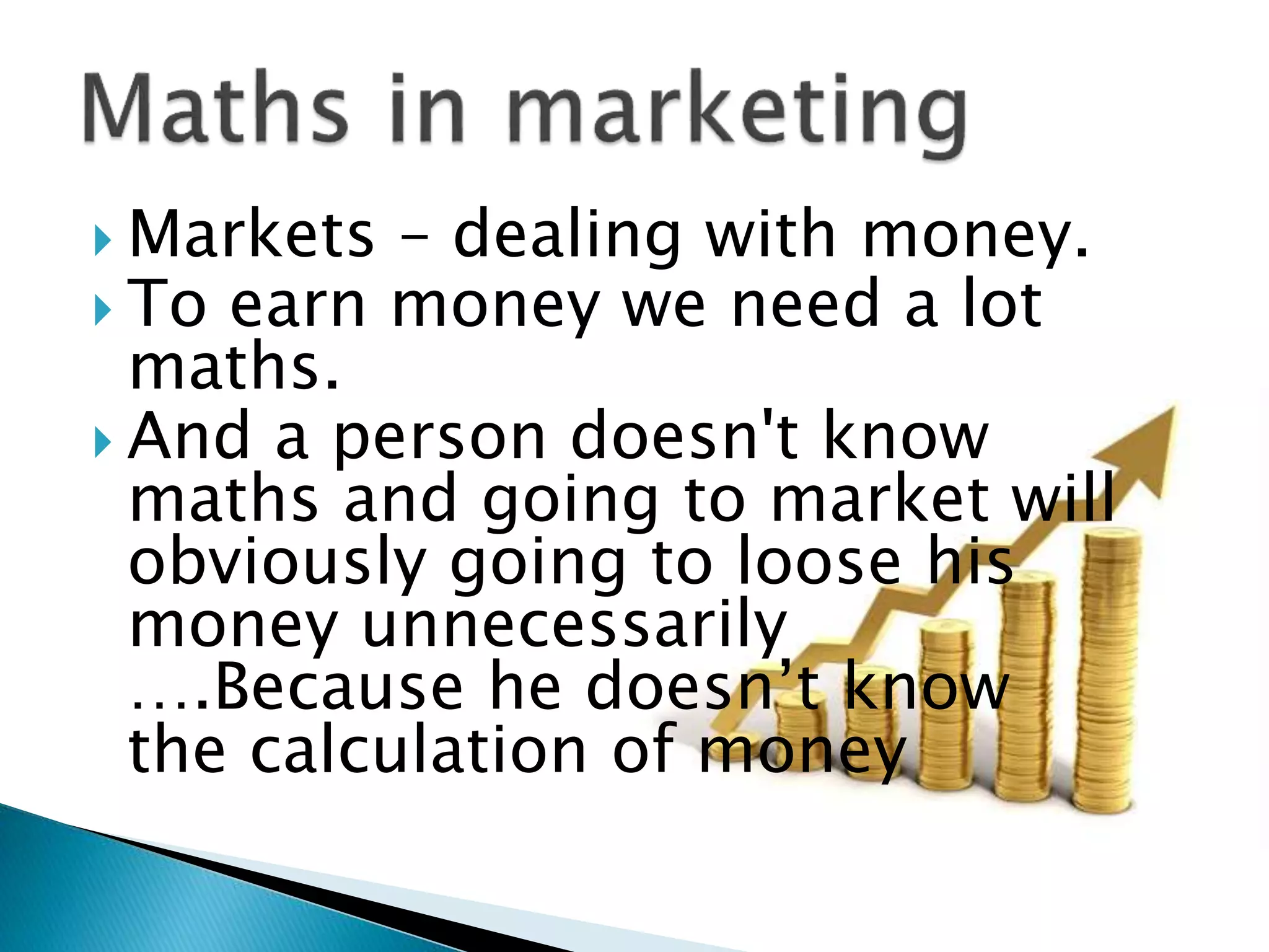 Maths in day to day life | PPTX