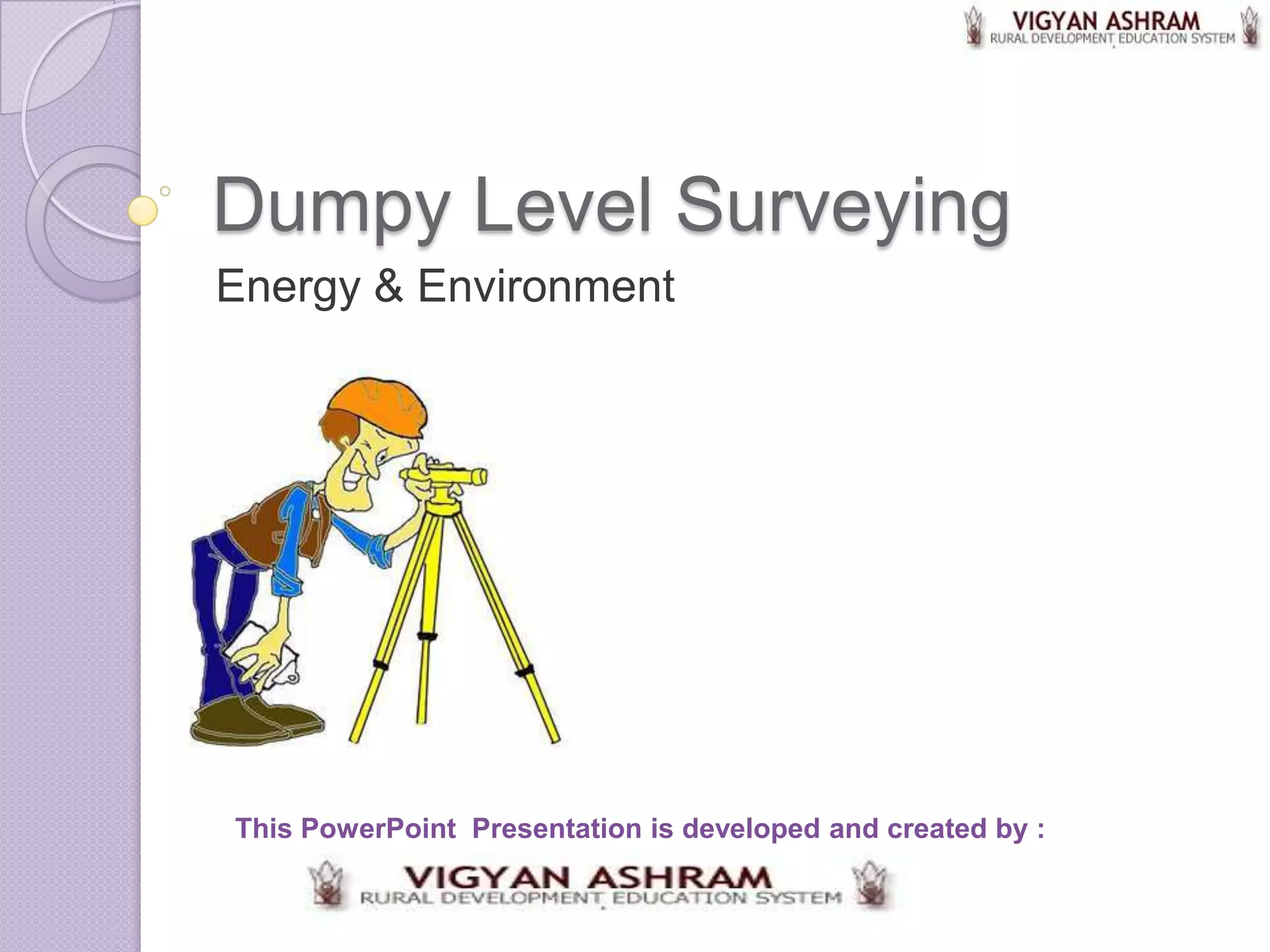 4 dumpy level surveying introduction | PPT