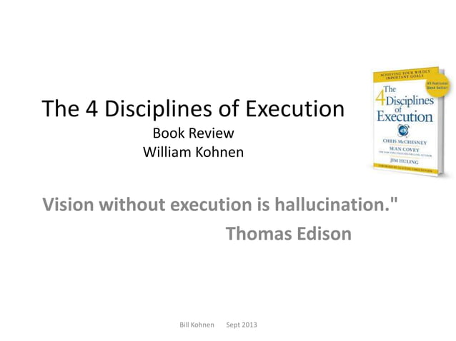 4 Disciplines of Execution - Book review | PPT
