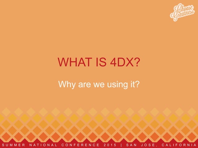 SNC 2015 | 4DX Session | PPT