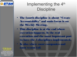 "4DX weekly meetings" The true 4DX implementation | PPT