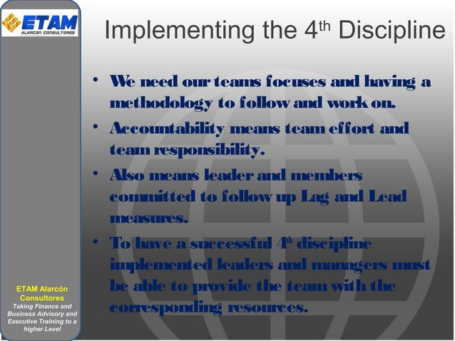 "4DX weekly meetings" The true 4DX implementation | PPT