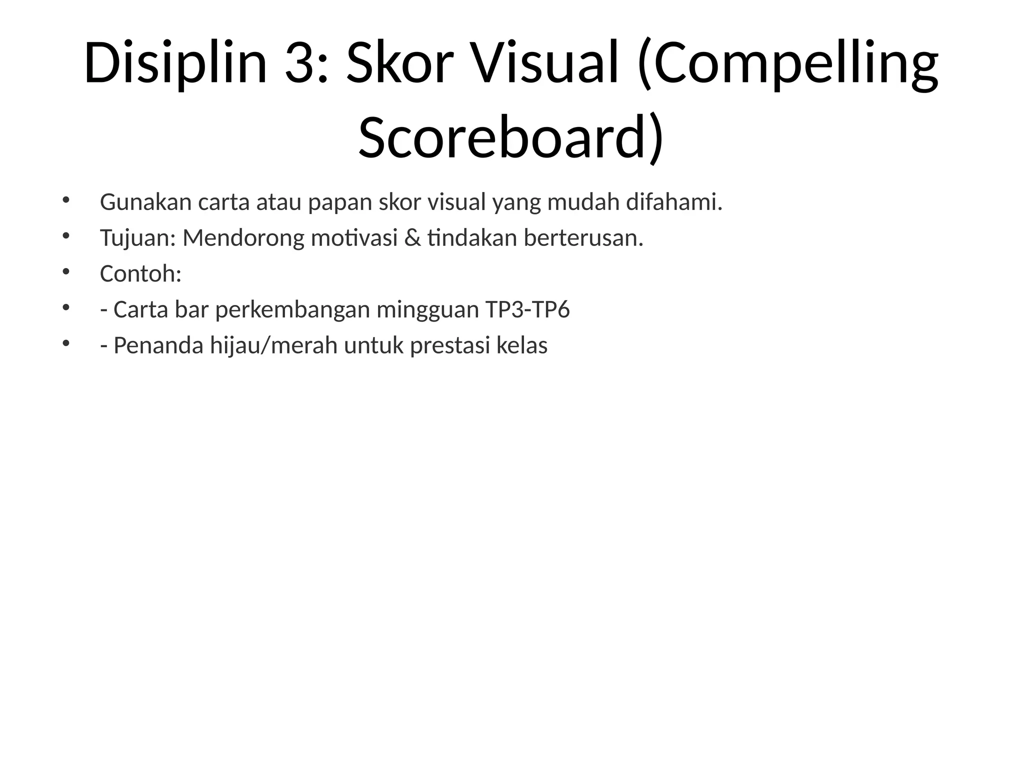 4DX WIG Lead Measure Reka Bentuk Menarik dalam pengurusan sekolah ...