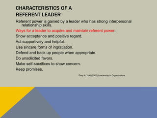 Referent leadership | PPTX