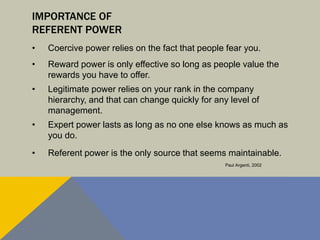 Referent leadership | PPTX