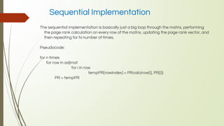 PageRank in Multithreading | PPTX
