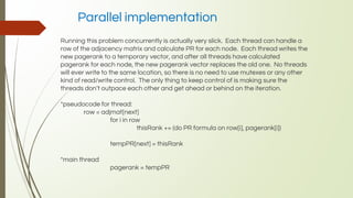 PageRank in Multithreading | PPTX