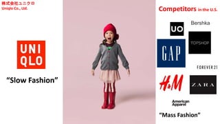 UNIQLO strategic communication plan | PPT