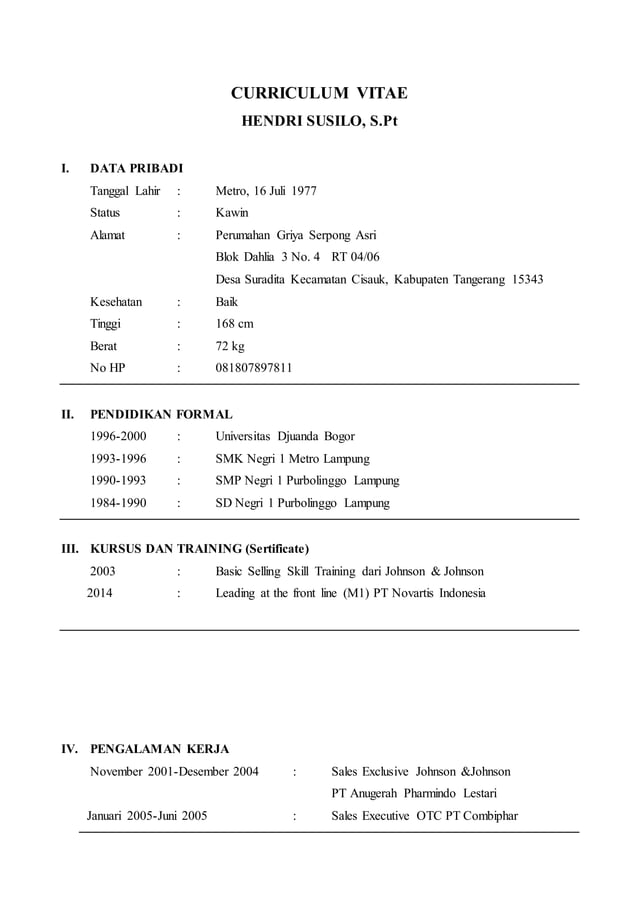 CURRICULUM VITAE 2015 | PDF