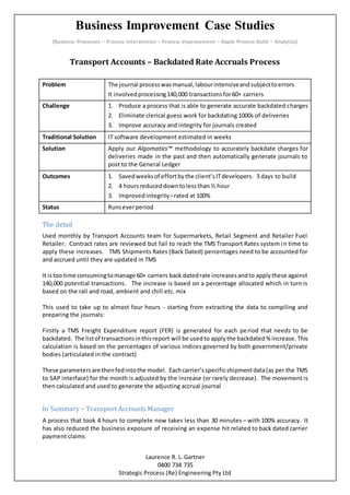 Business Processes - Improvement - Reengineering - Analytics | PDF