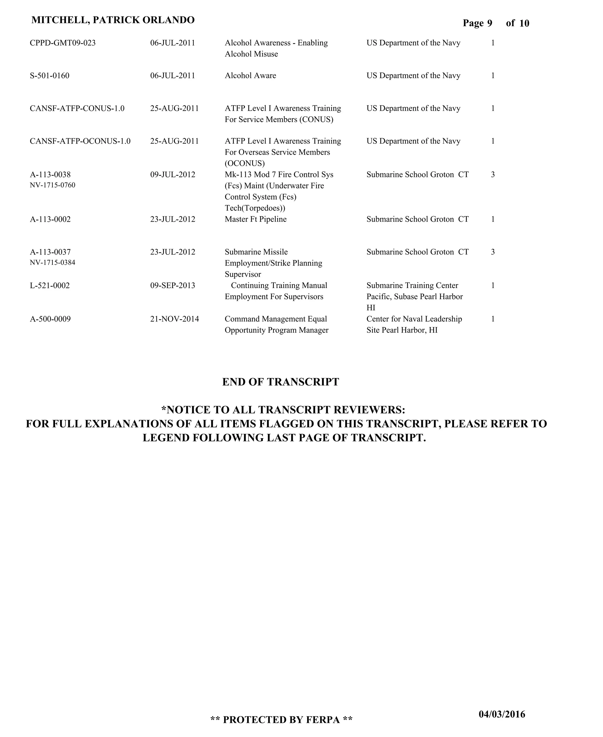 military transcript_pdf | PDF