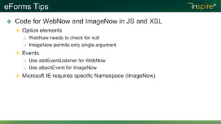 Inspire 2013 eForms | PPT