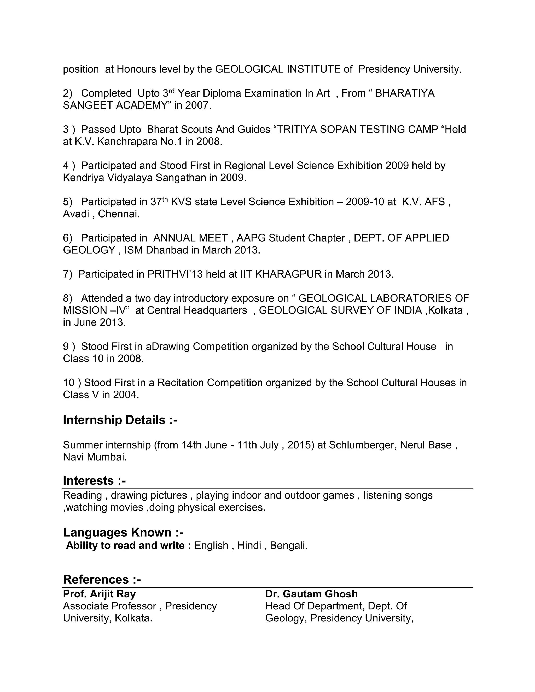 Budhaditya.Biswas CV | PDF