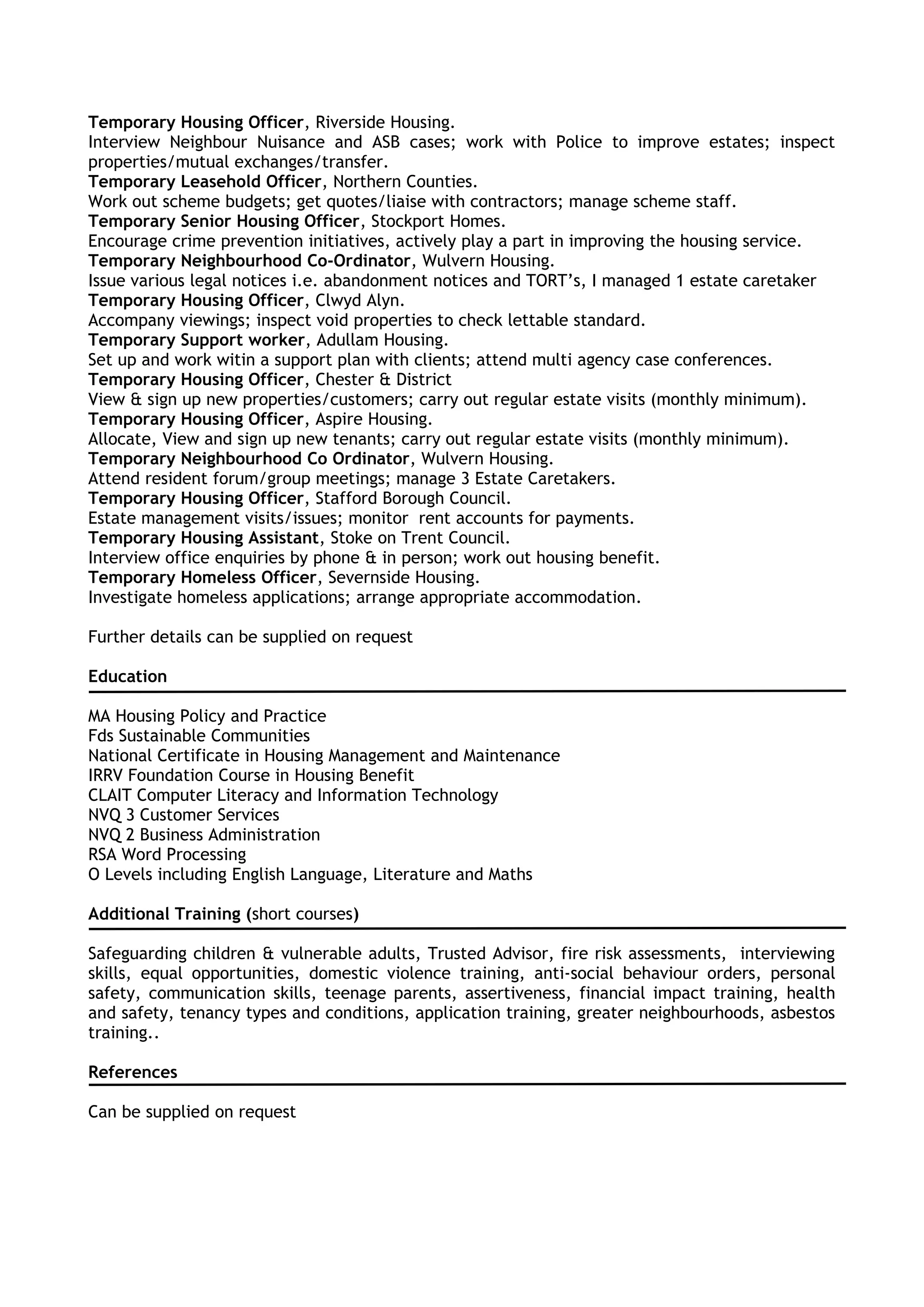 CV January 2017 | PDF