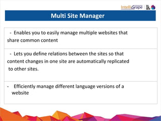 Multi Site Manager | PPT