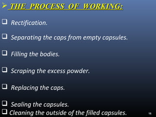 Hard gelatin capsules ppt B | PPT