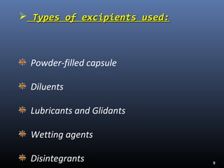 Hard gelatin capsules ppt B | PPT