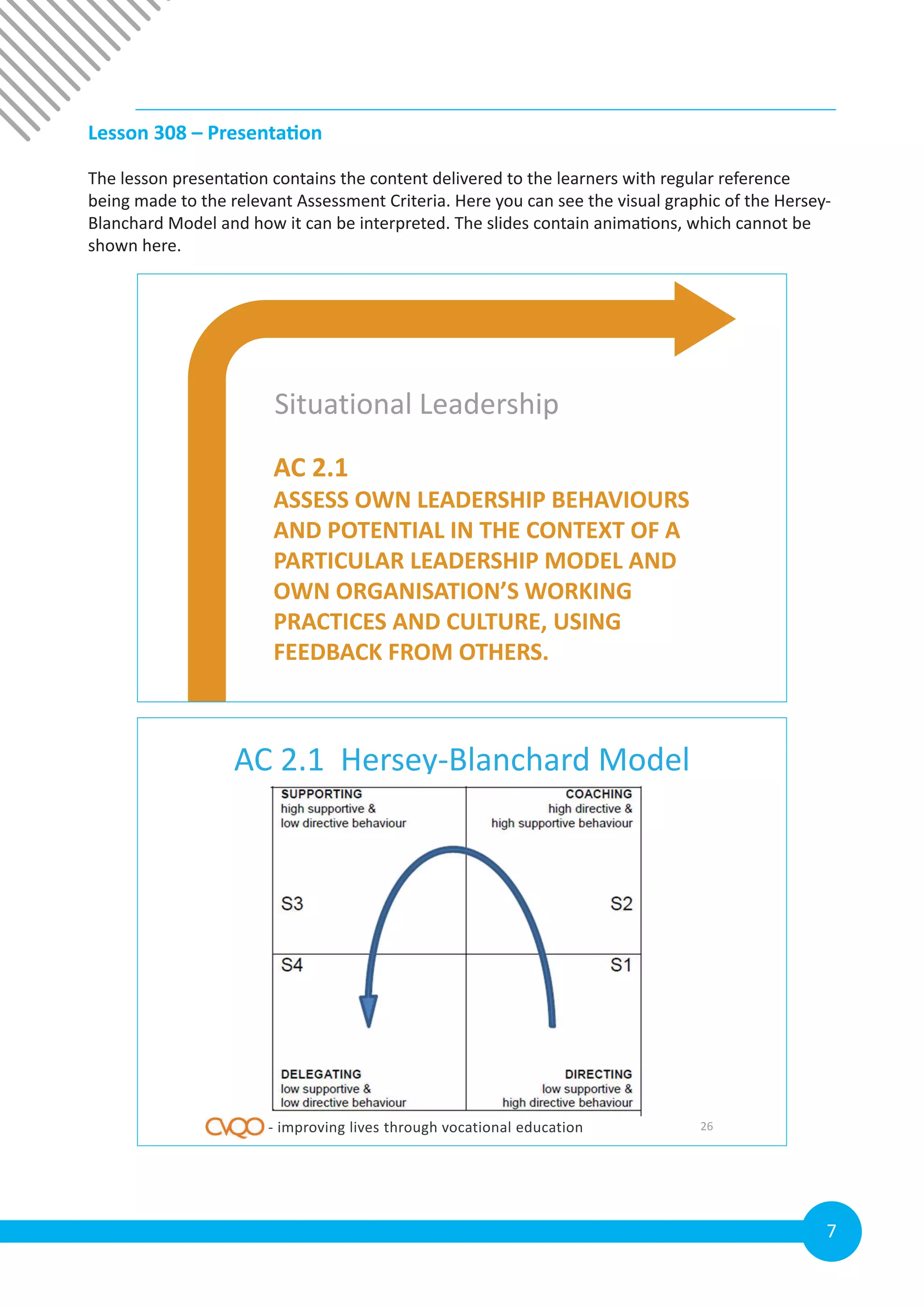 ILM Level 3 LM sample material for organisations AC 2.1 Final | PDF