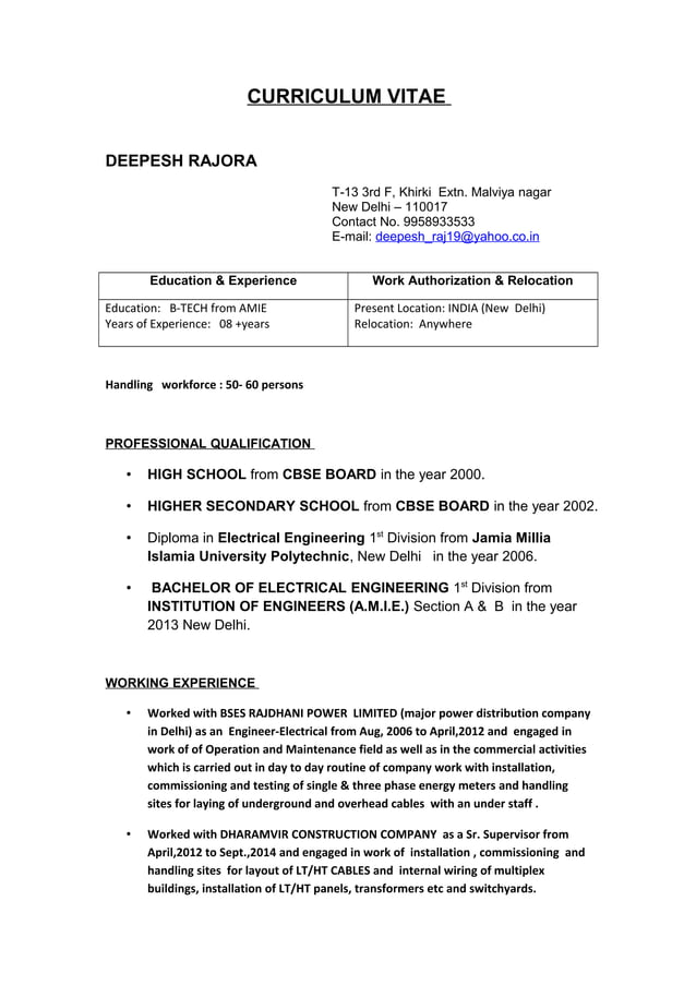 updated resume | PDF