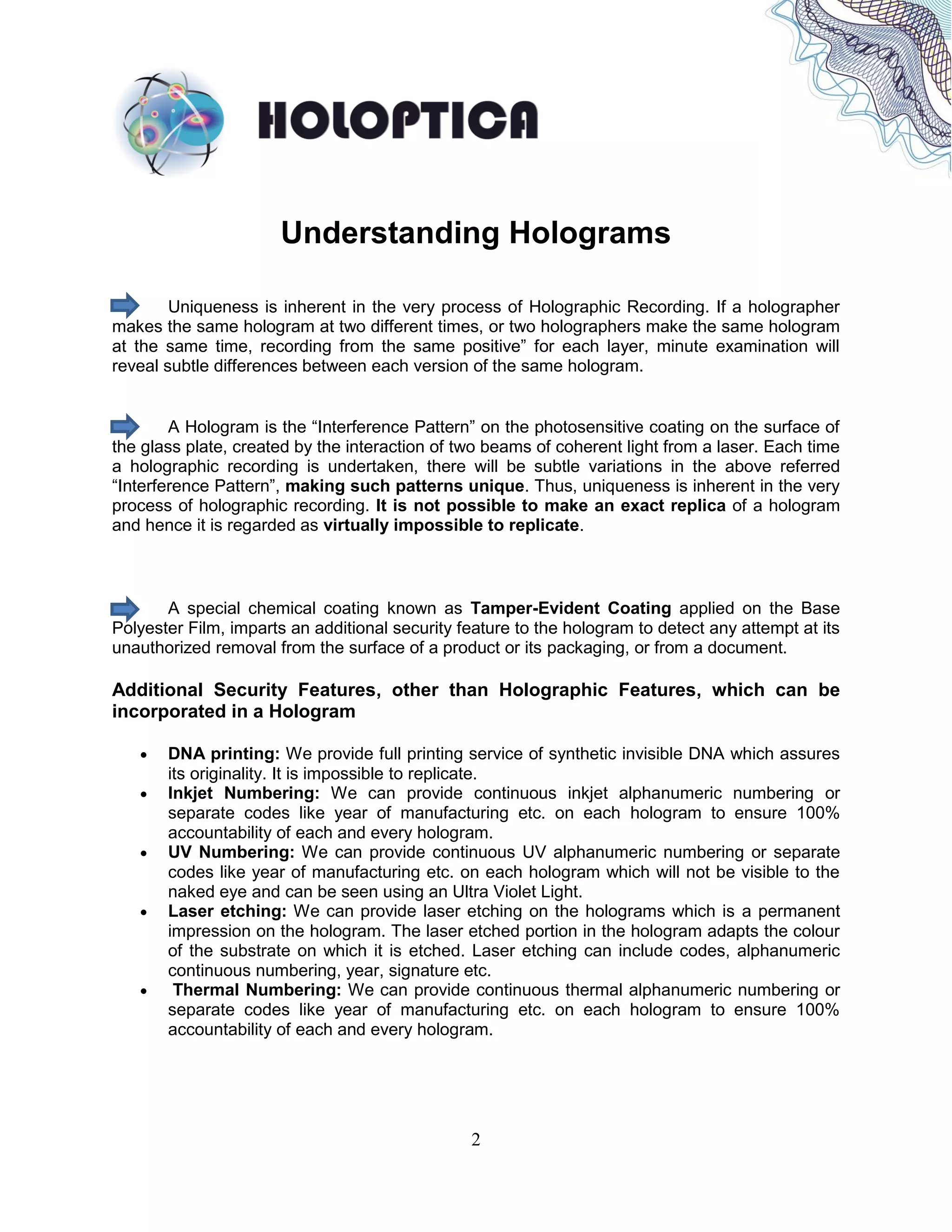 Understanding Hologram | PDF